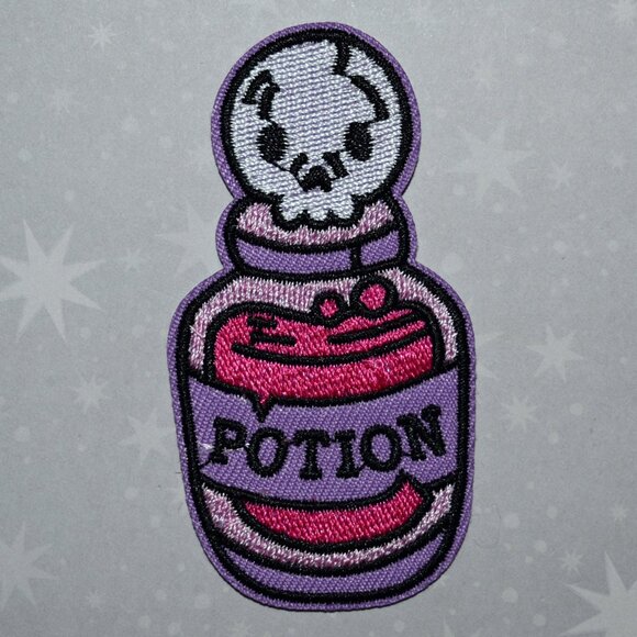 Accessories | Little Skeleton Potion Bottle Iron On Patch | Poshmark